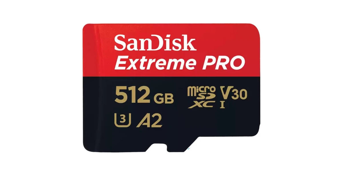 KARTA SANDISK EXTREME PRO microSDXC 512GB 200/140 MB/s A2 C10 V30 UHS-I U3 - EasyUse.pl