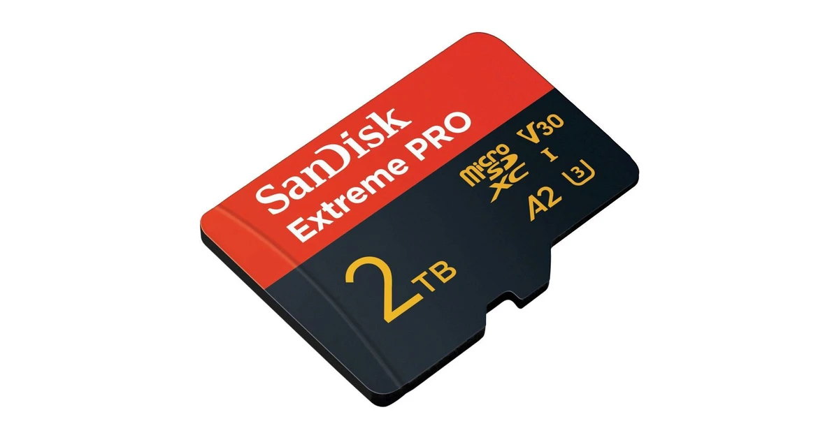 KARTA SANDISK EXTREME PRO microSDXC 2TB 200/140 MB/s A2 C10 V30 UHS-I U3